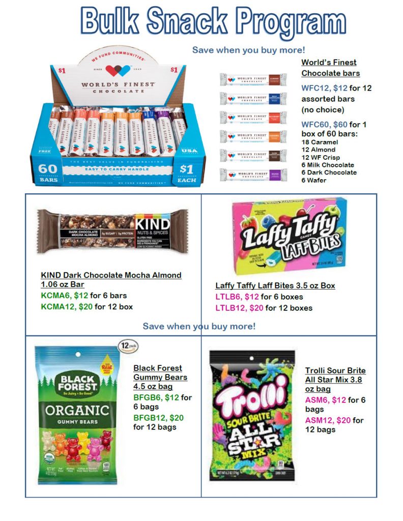Bulk Snack Program – Midwest Community Fundraising